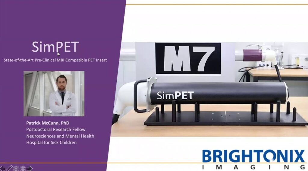 WEBINAR: SimPET a Preclinical PET Insert for Simultaneous PET/MR Imaging